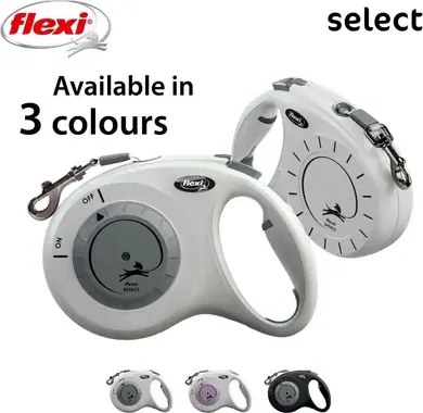 Flexi Select M pásek 7m světle šedé / Vodítko