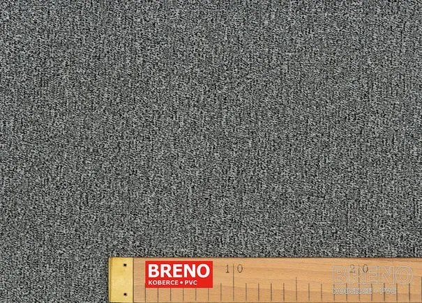 Breno Metrážový koberec SMART ULTRA 930 šedý, šíře 400 cm, Šedá