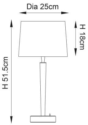 Endon 72175 - Stolní lampa s USB portem SYON 1xE14/40W/230V lesklý chrom/béžová
