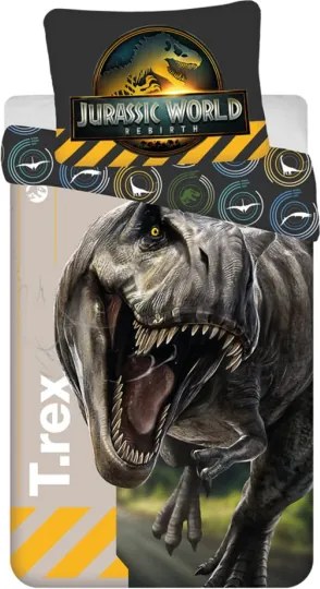 Jerry Fabrics Povlečení Jurský svět T.rex 140x200, 70x90 cm