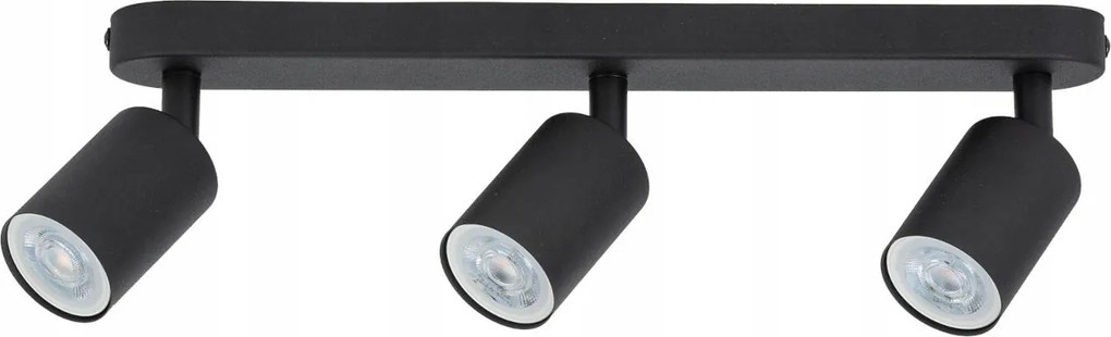 Závěsné stropní svítidlo na kloubech Huron Black 3 Plamenná – lze Led