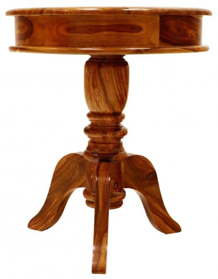 Massive home Kulatý stolek z palisandru Ashanti I