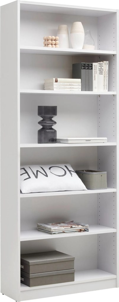 XXXLutz REGÁL, bílá, 80/199,2/28 cm Carryhome - Knihovny - 000003011001