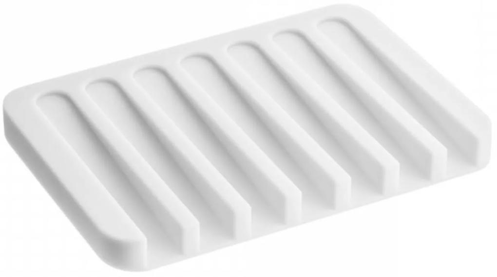 OnaDnes -20% Bílá silikonová miska na mýdlo Yamazaki Flow