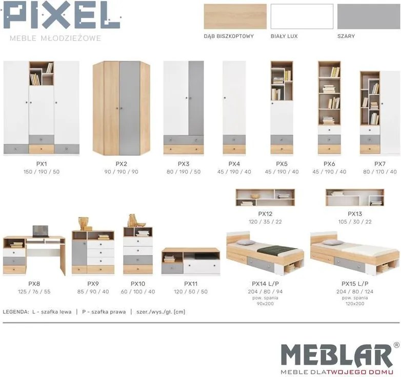 Meblar Postel Pixel PX14 L/P