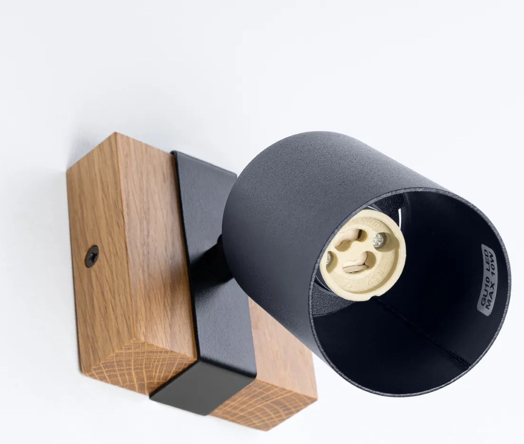 Sollux Lighting Nástěnné svítidlo FAGER 1 Černá