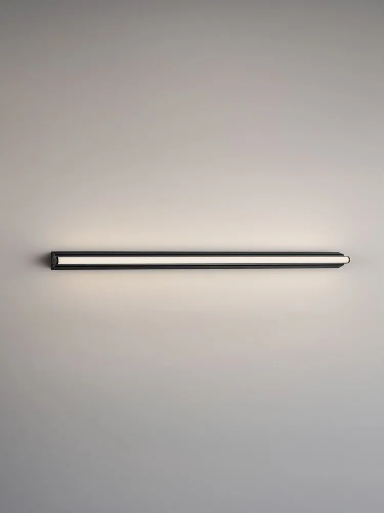 Matně černé hliníkové LED nástěnné svítidlo Endo – Nova Luce