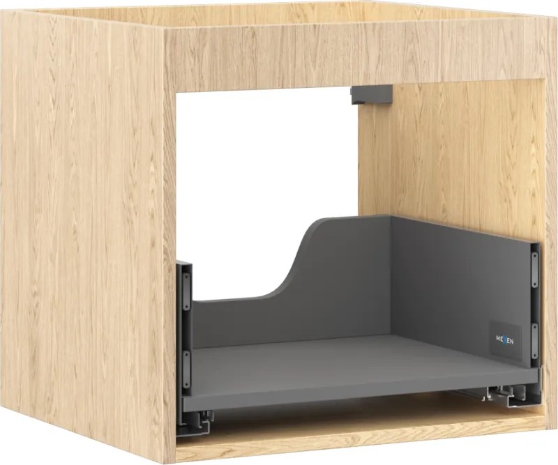 Mexen Box-A, závěsná skříňka 50 cm, 1 zásuvka, dub, 91AX0-0500-470-1-81