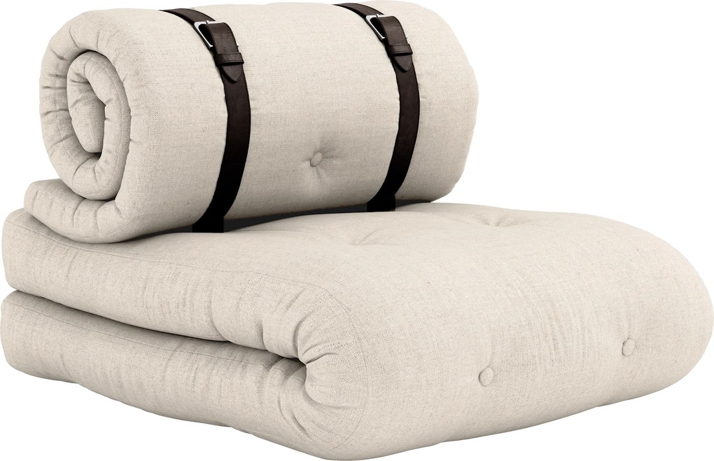 Karup Design Futonové křeslo BUCKLE-UP - 914 Lněná