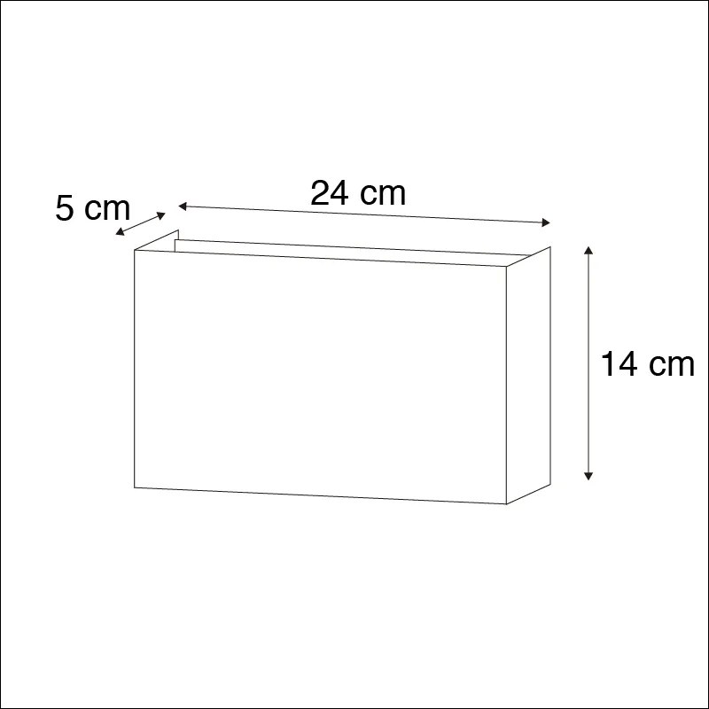 Moderní nástěnná lampa ocel - Otan