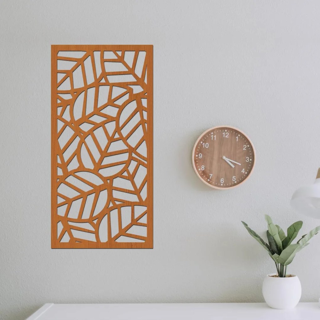 dřevo života Dřevěný dekorační panel LEAF II Zvolte rozměr (cm): 20x40, Zvolte barvu dekoru: Buk