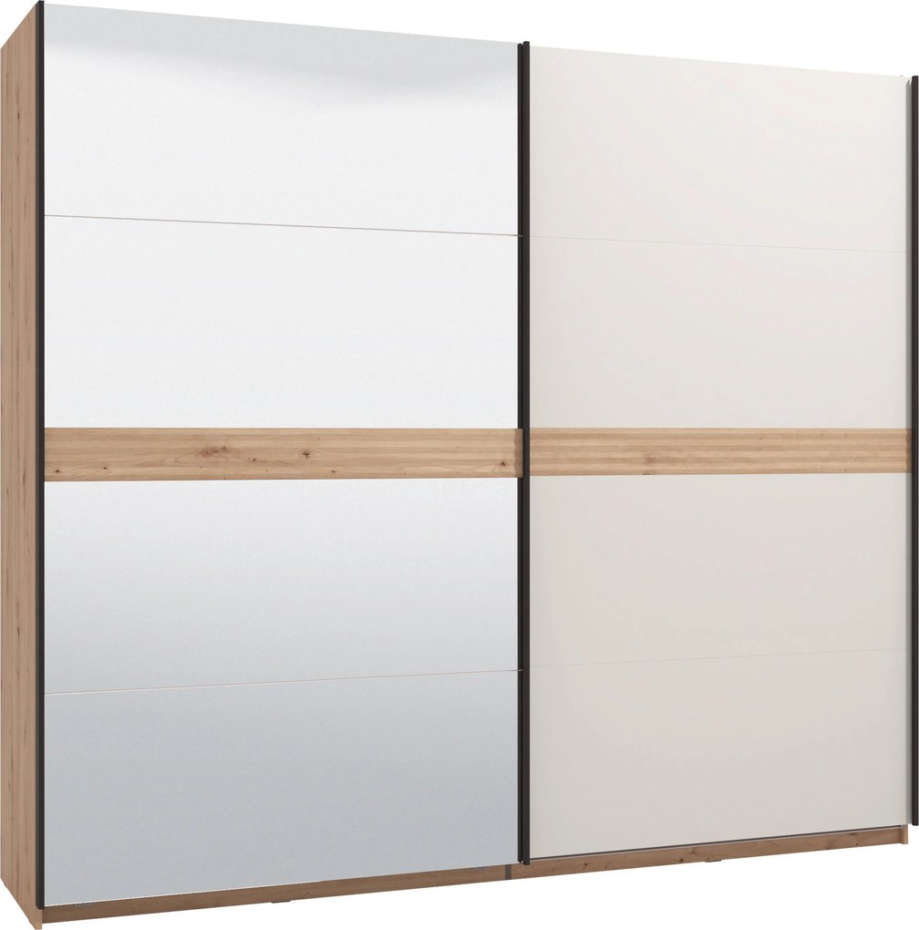 XXXLutz SKŘÍŇ S POSOUVACÍMI DVEŘMI, kašmírová, dub artisan, 245/217/62 cm Xora - Šatní skříně - 000834013410