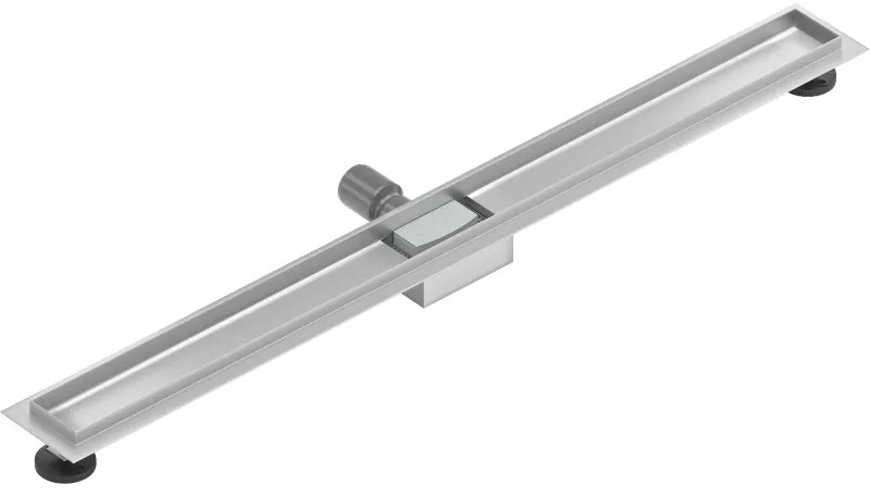 Mexen Flat nerezový sprchový žlab 90 cm - tělo žlabu bez krytu, 1015090