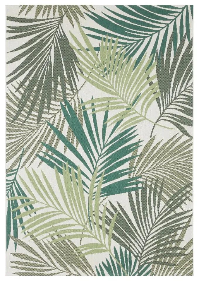 Zeleno-šedý venkovní koberec Bougari Vai, 80 x 150 cm