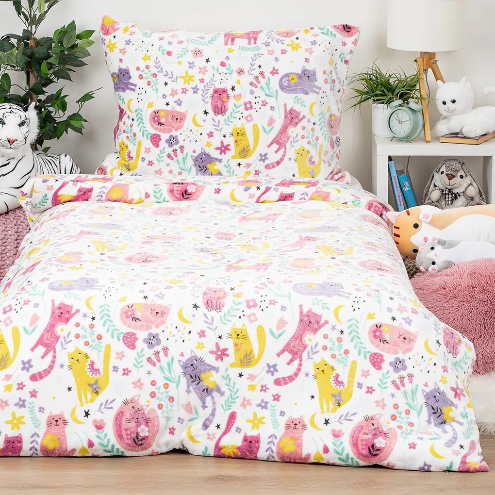 4Home Povlečení mikroflanel Playful Paws