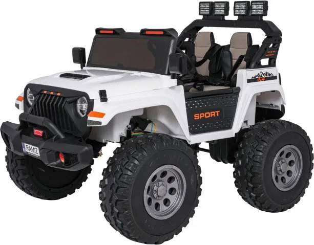Elektrické autíčko Extreme Sport 4x4 bílé