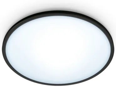 LED stropní svítidlo WiZ Super Slim 16W 2700-6500K černá