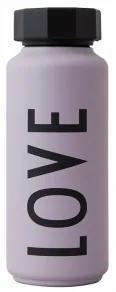Thermo/Insulated Bottle fialová Design Letters