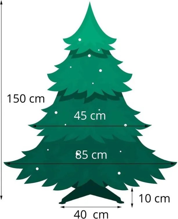 Vánoční stromek Borovice diamantová 150 cm