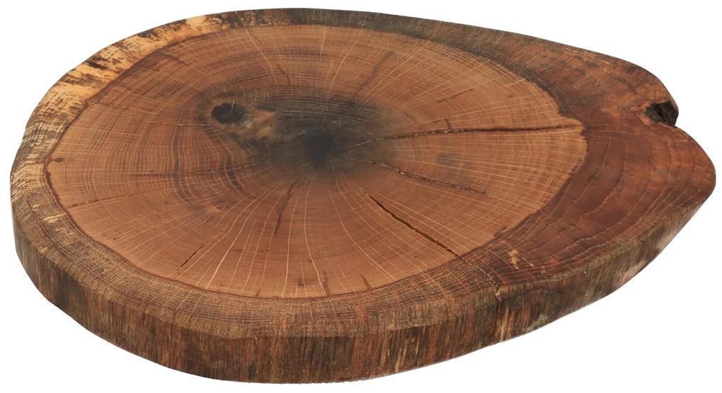 ČistéDřevo Podložka z dubového dřeva 30-35 cm