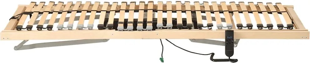 Elektrický lamelový rošt postele s 28 lamelami 7 zón 80x200 cm 321823