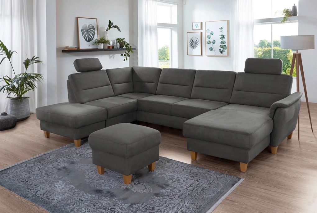 XXXLutz SEDACÍ SOUPRAVA, textil, šedá Sit & More - Sedací soupravy - 00014401972P