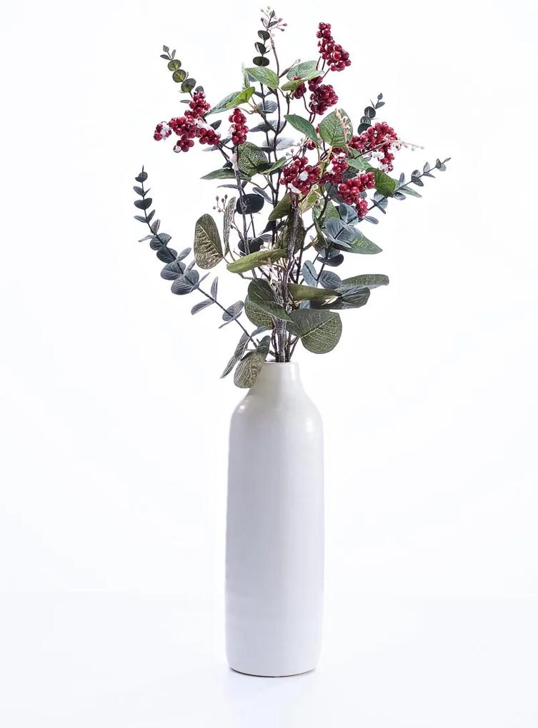 Weltbild Umělá kytice z lesních plodů a eukalyptu s keramickou vázou