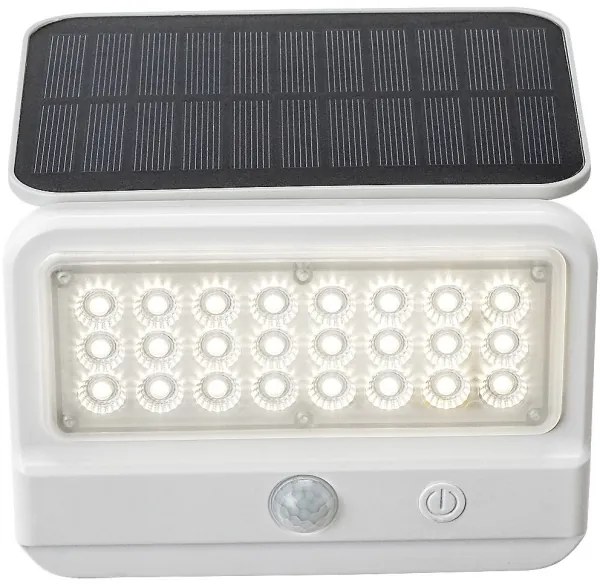 Rabalux 77090 - LED Solární nástěnné svítidlo FLAXTON LED/7W/3,7V IP54 bílá