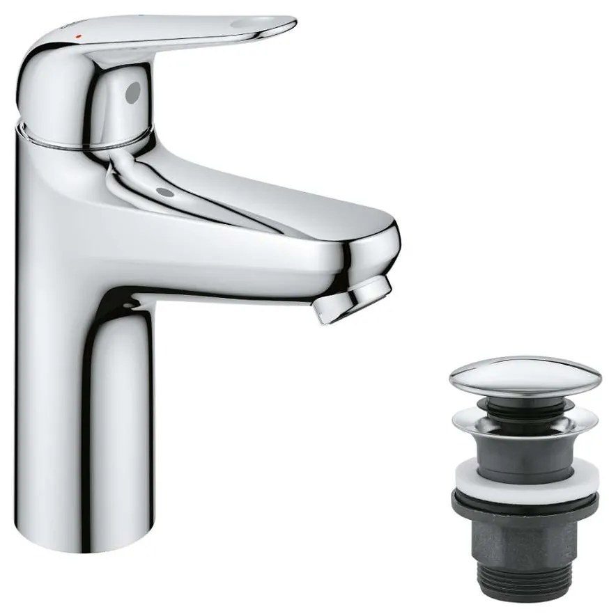 Grohe Swift - Umyvadlová baterie s výpustí Push-Open, chrom 24326001