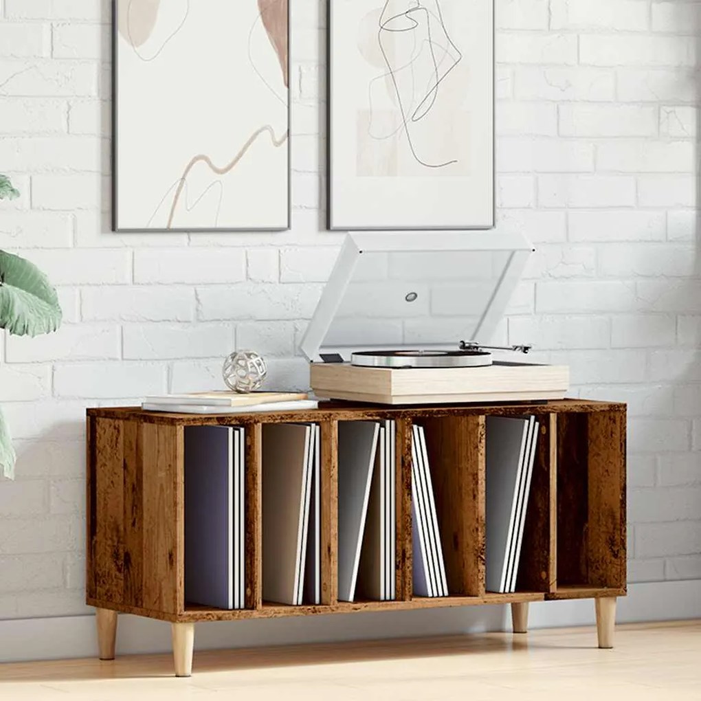 Skříňka Na Lp Desky Old Wood 100 X 38 X 48 Cm Kompozitní Dřevo