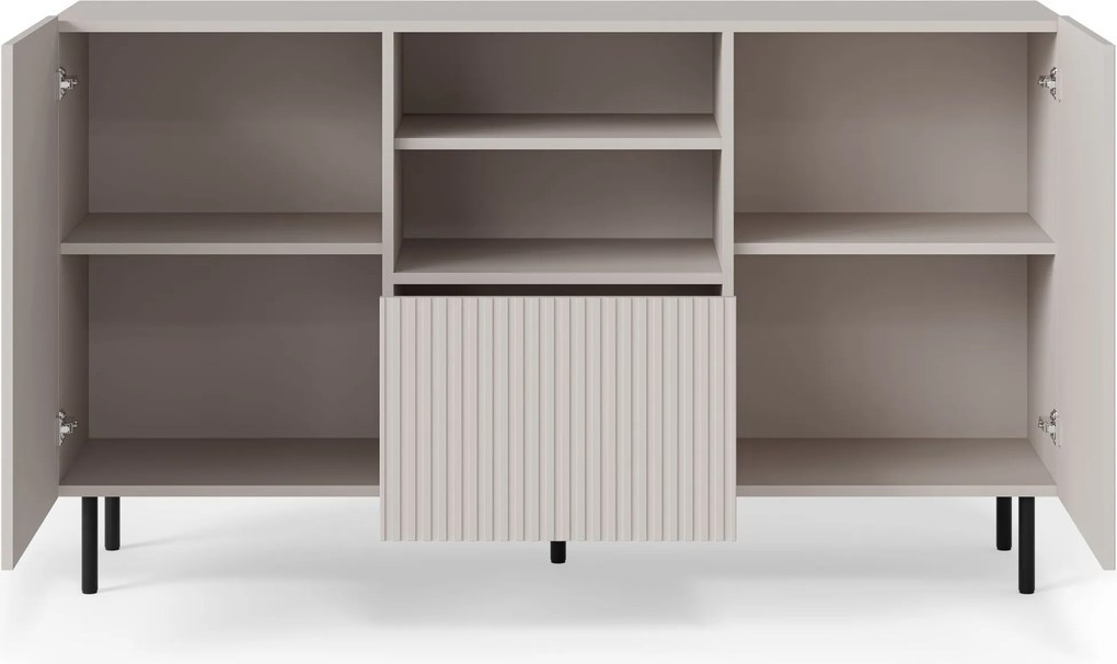 Komoda PAXOS KM-1 150 cm kašmírová/černá