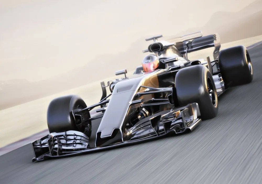 Fototapeta Vůz F1 V Pohybu Hladký vinyl 405x270