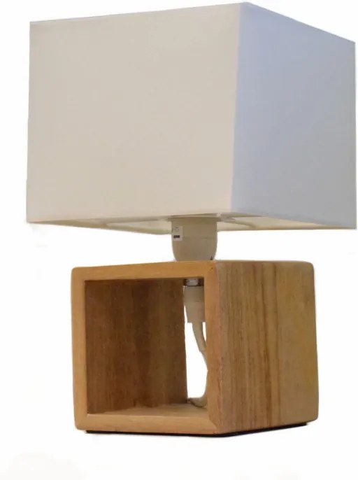 Stolní lampa ve tvaru kostky