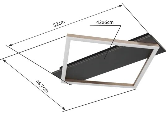 Brilagi - LED Stropní svítidlo AXIS LED/18W/230V