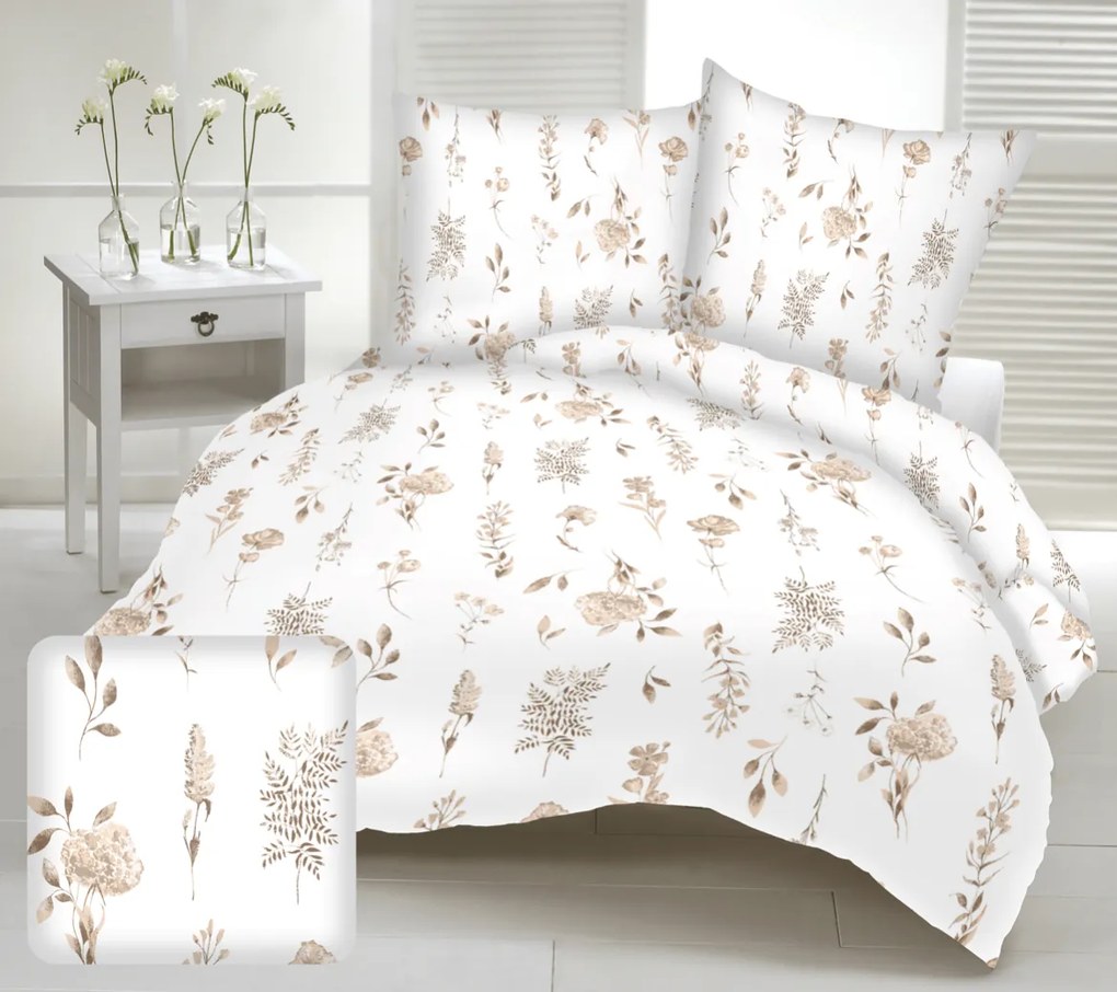 Povlečení krepové Parma 200x140cm+90x70cm TiaHome