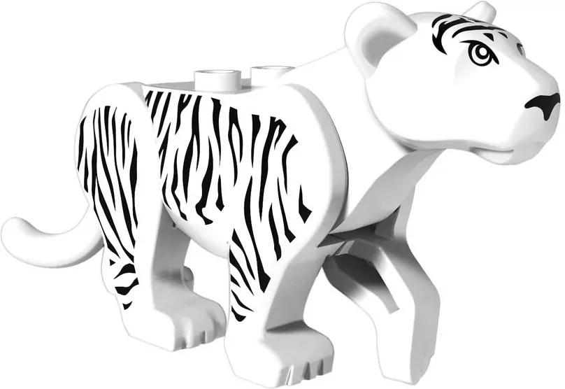 POGO Figurka Tygr bílý 8cm