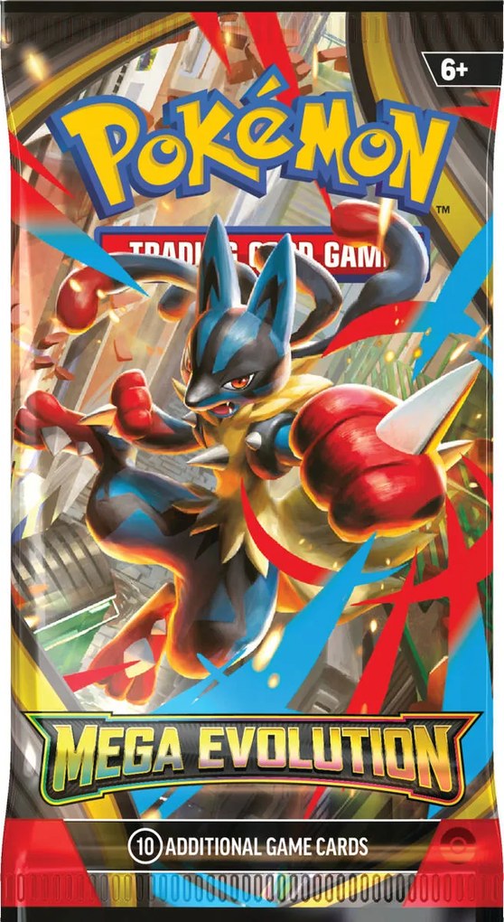 _Ostatní 1_ Hra Pokémon TCG ME01 Mega Evolution booster set 10 karet v sáčku 101