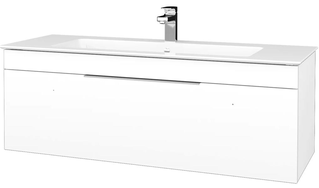 Dřevojas Koupelnová skříň ASTON SZZ 120 Varianta: M01 Bílá mat / Úchytka T01 / M01 Bílá mat