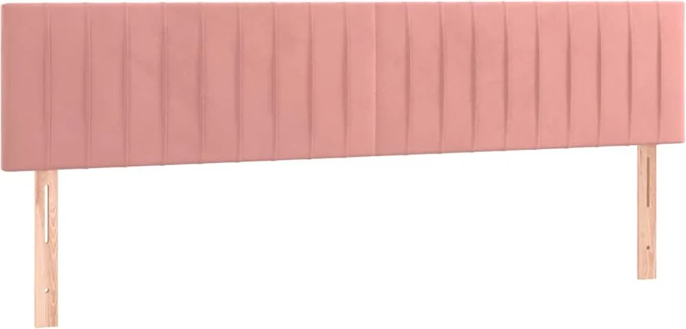 Box spring postel s matrací růžová 120x190 cm samet 3270012