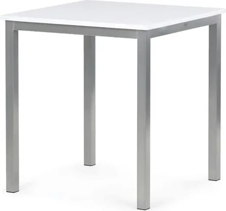 Jídelní stůl Autronic 70x70 cm Bílá Melamin GDT-201 WT
