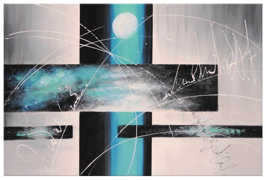 Gario Ručně malovaný obraz Nebeské šílenství Rozměry: 70 x 100 cm