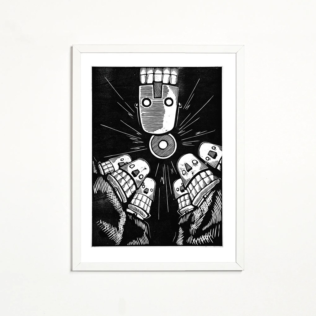 Hugo Rayman | Zákrok Rám: Černý, Velikost: 40 x 30 cm