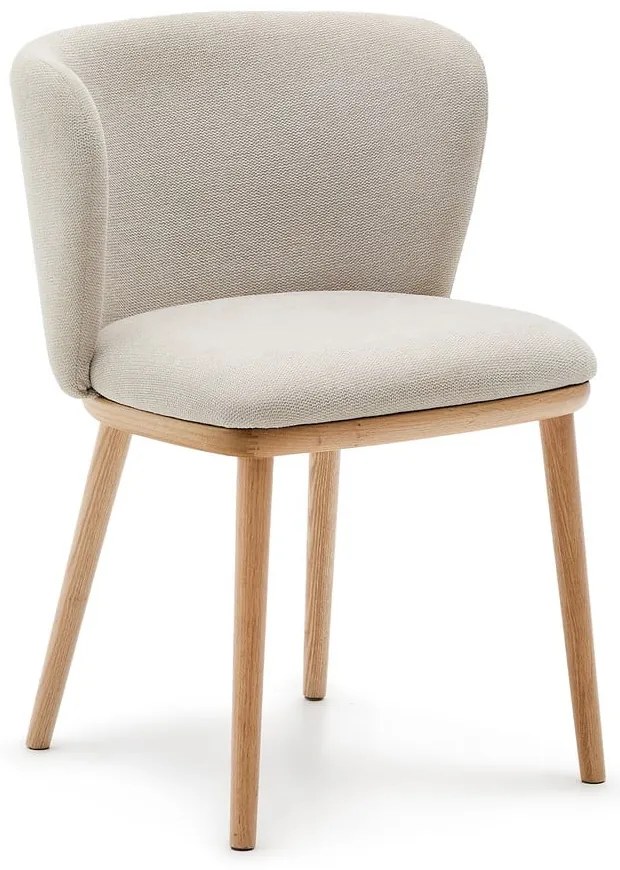 Béžové čalouněné jídelní křeslo Ciselia – Kave Home