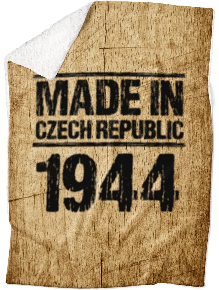 Deka Made In (rok: 1944, Podšití beránkem: ANO)