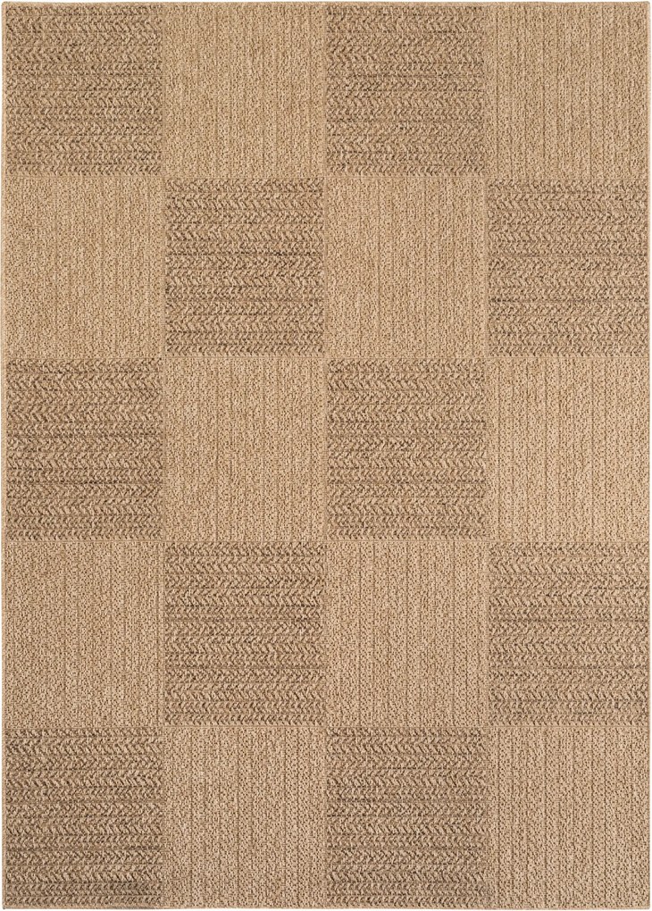 Ayyildiz, Běhoun Timber 1405 beige - na ven i na doma, 80x250, béžová, chodba / předsíň