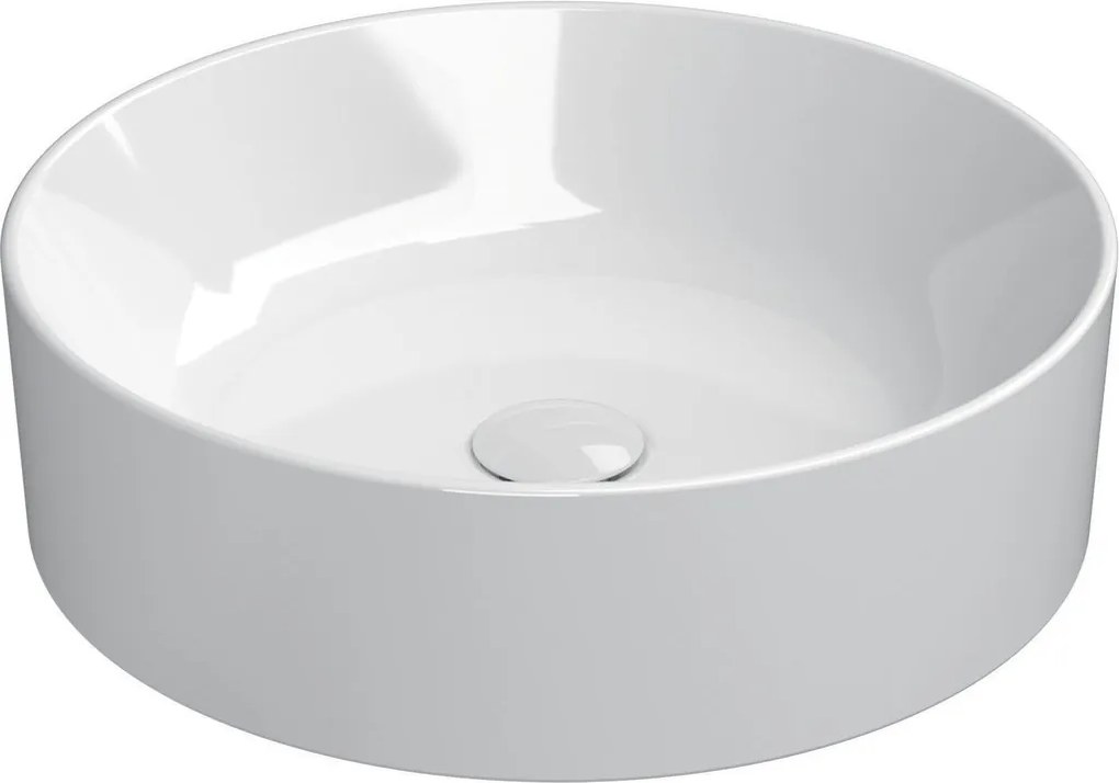 GSI Sapho, KUBE X keramické umyvadlo na desku prùmìr 45 cm, bílá ExtraGlaze