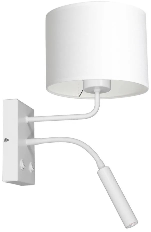 Nástěnná lampa ARDEN 1xE27/60W+1xG9/8W/230V bílá