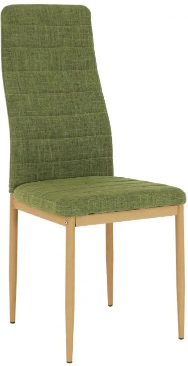 Tempo Kondela Židle, zelená látka / kov, COLETA NOVA