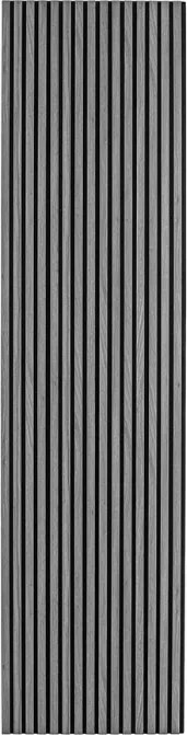 Dřevěný akustický panel, 2400 x 600 mm, B2BP009, dub grafitový