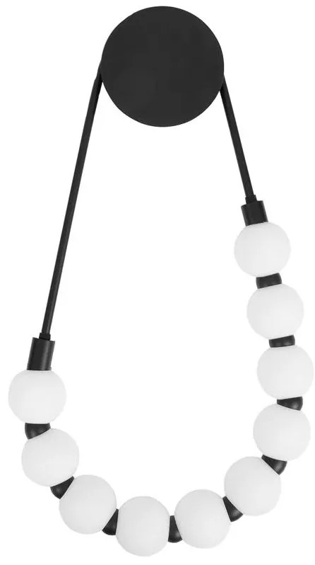 Toolight Toolight, LED nástěnné svítidlo 8W, 4000K, APP1661-W, černá-bílá, OSW-03666